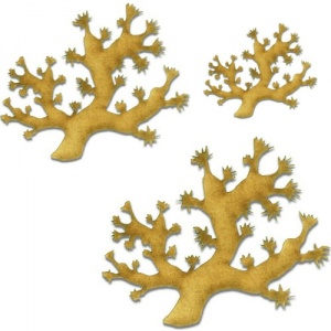 Coral - MDF Wood Shape Style 10